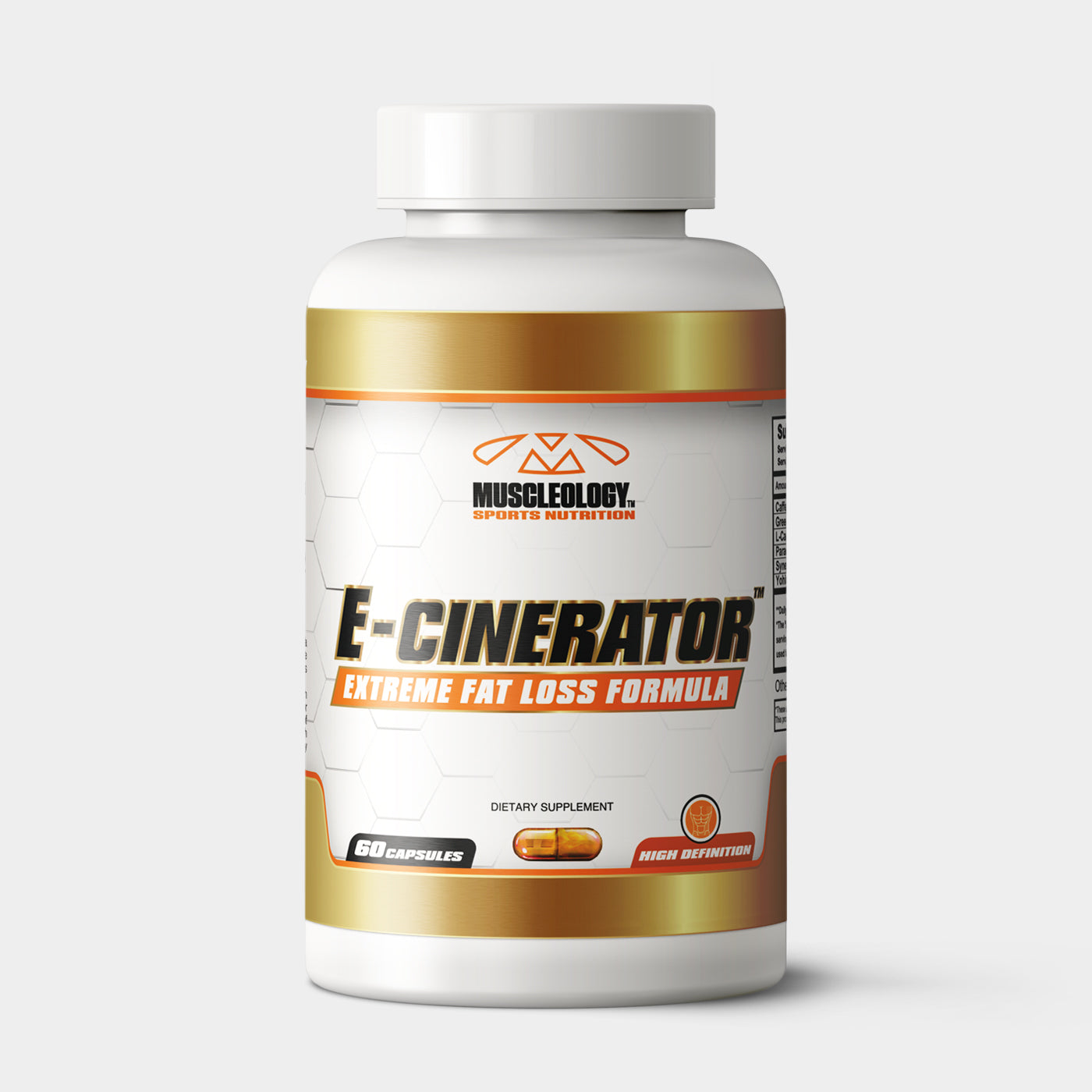 E-CINERATOR™ Thermogenic Fat Burner - Muscleology Sports Nutrition